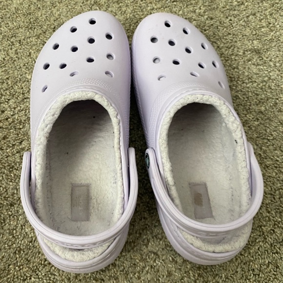 CROCS | Shoes | Lavender Purple Fuzzy Crocs | Poshmark